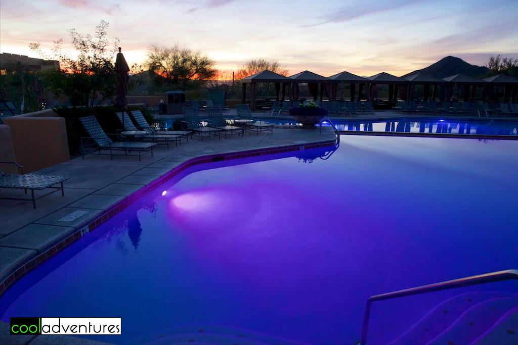 Pool at Sunrise, Starr Pass resort, Tucson, Arizona – cool adventures