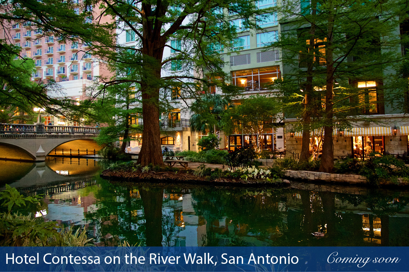 Hotel Contessa on the River Walk, San Antonio photographs taken by ...