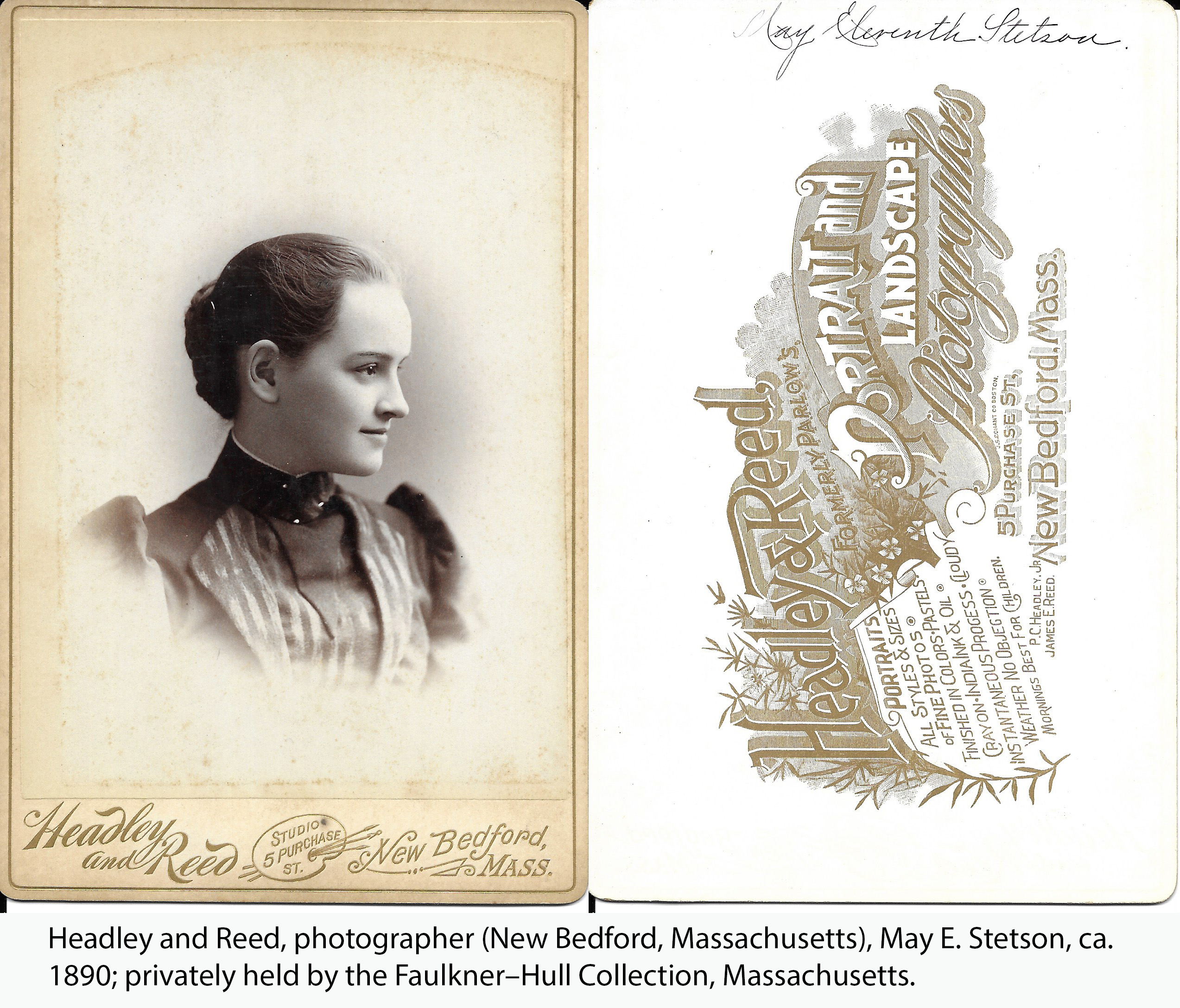 May E Stetson, 1890 photo album – cool adventures