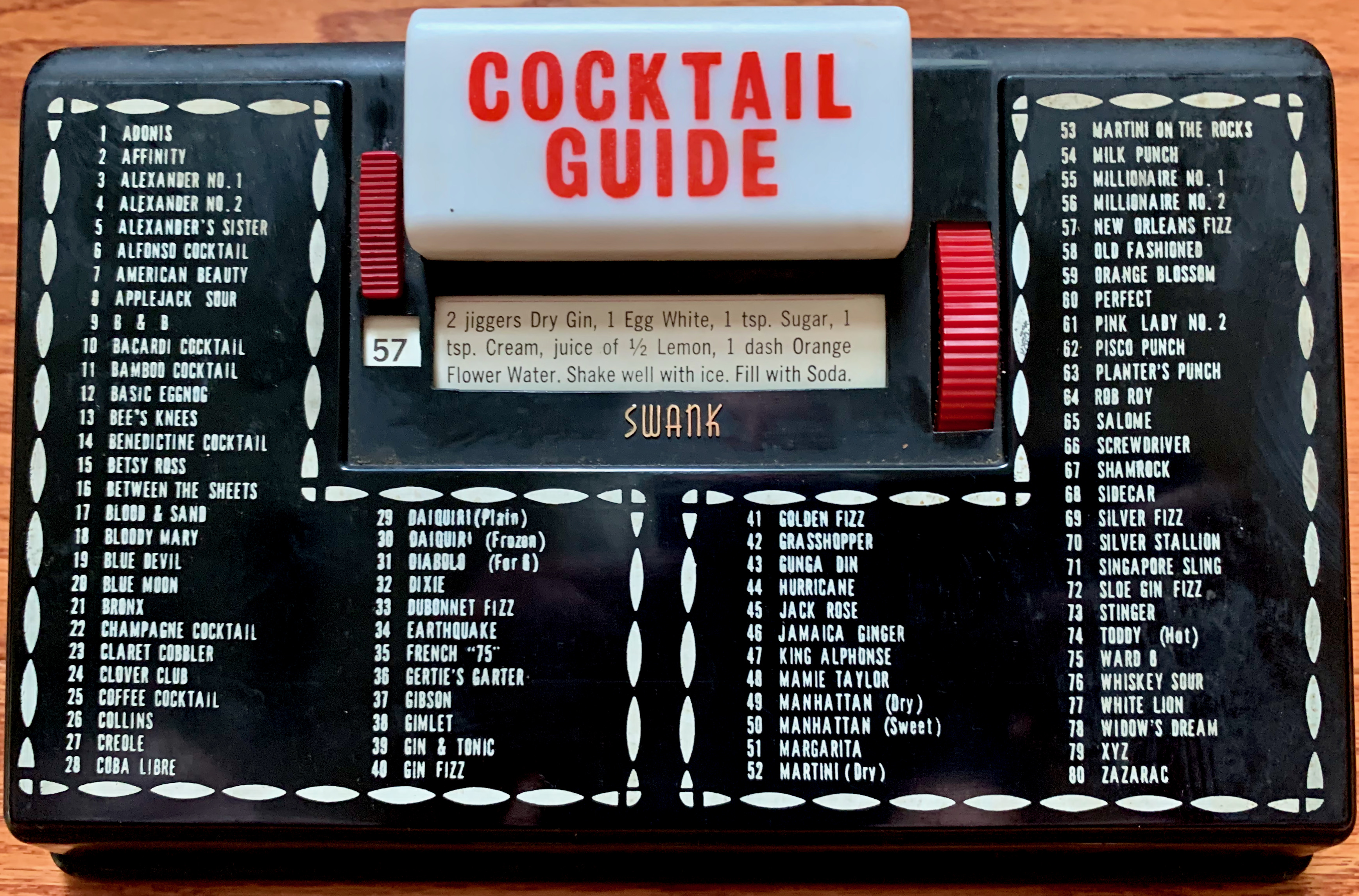 Swank Cocktail Guide – cool adventures